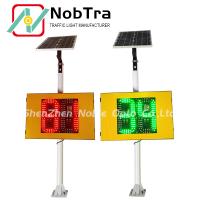 China 9.1KG Screen Weight Solar Radar Traffic Signal with Red And Green Color and Phone App for sale