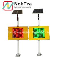 China 9.1KG Screen Weight Solar Radar Traffic Signal with Red And Green Color and Phone App for sale