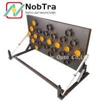 China 25 Lamps Solar Battery Trailer Mount Remote Control LED Traffic Signal Board CE Certified for sale
