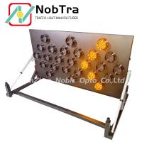 China Painted Iron Traffic Management LED Arrow Board with 25 Amber Lamps for sale