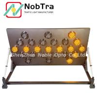 China 25 Amber Temporary Traffic control IP54 Approved Solar Battery Powered With Remote Control for sale
