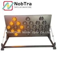 China 25 Amber Temporary Traffic control IP54 Approved Solar Battery Powered With Remote Control for sale