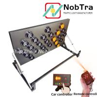 China Trailer Or Vehicle Mount Flashing Traffic LED Arrow Boards With 30 Meters Control for sale