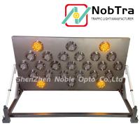 China Trailer Or Vehicle Mount Flashing Traffic LED Arrow Boards With 30 Meters Control for sale