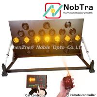 China Solar Powered LED Arrow Board with 1000m Visibility Range and -40°C to 85°C Operating Temperature for Traffic Control for sale