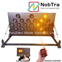 China Solar Powered LED Arrow Board with 500m Visibility, 25 Arrows & Wireless Remote Control for Traffic Safety for sale