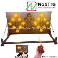 China Solar Powered LED Arrow Board with 1000m Visibility Range and -40°C to 85°C Operating Temperature for Traffic Control for sale