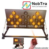 China Solar Powered LED Arrow Board with 1000m Visibility Range and -40°C to 85°C Operating Temperature for Traffic Control for sale