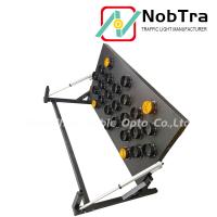 China 30M Wireless Control LED Rectangle Light Arrow Boards Solar Battery Powered for sale