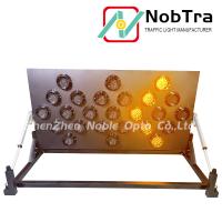 China Solar-Powered LED Arrow Board with 25 Amber LEDs and 500m Visibility for Traffic Control - 1.2m to 1.8m Sizes Available for sale