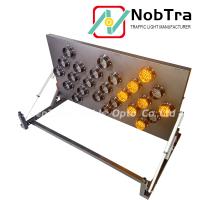 China NobTra NBAB-25VIP Wireless LED Arrow Board with 25 Lamps and 500m Visibility for Traffic Control for sale