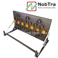 China Solar Powered LED Arrow Board with 25 Lamps, 12/24VDC, 500m Visibility for Traffic Management for sale