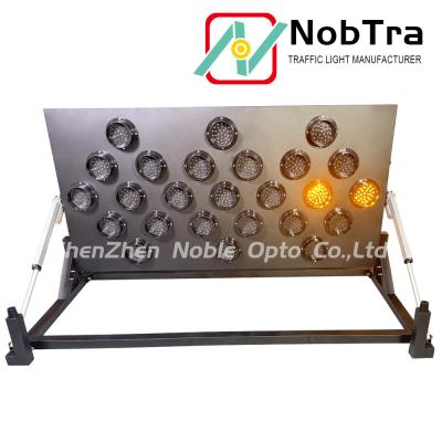 China Solar Powered LED Arrow Board with 25 Lamps, 12/24VDC, 500m Visibility for Traffic Management for sale