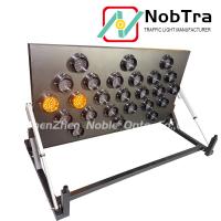 China Portable LED Arrow Board with 25 Lamps, 500m Visibility, 12/24VDC for Traffic Control for sale