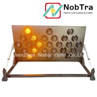 China LED Arrow Board with 25 Amber LEDs 500m Visibility Wireless Remote Control for Traffic Safety -40°C to 70°C Operation for sale