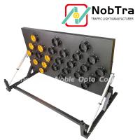 China Bright Adjustable LED Arrow Board with 25 Lamps, 500m Visibility, and Wireless Remote Control for Traffic Management for sale