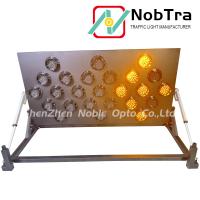 China Solar-Powered LED Arrow Board with 25 Amber LEDs and 500m Visibility for Traffic Control - 1.2m to 1.8m Sizes Available for sale