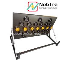 China Road Maintenance Iron LED Arrow Board With Car Control Operation for sale
