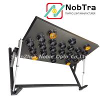 China Road Maintenance Iron LED Arrow Board With Car Control Operation for sale