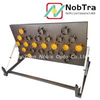 China Road Maintenance Iron LED Arrow Board With Car Control Operation for sale
