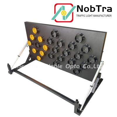 China LED Arrow Board with Remote Control 12/24VDC Operation - 500m Visibility Range for Traffic Safety for sale