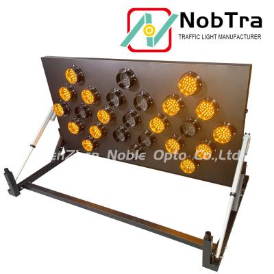 China NobTra NBAB-25VIP LED Arrow Board with 25 Lamps, 12/24VDC Operation, -40°C to 85°C Temperature Range for sale