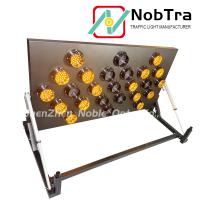 China 25 Amber LED Arrow Board with Solar/Battery Power - 500m Visibility, 12/24VDC Operation for Traffic Management for sale