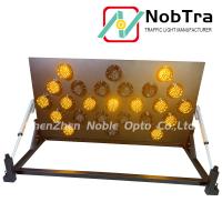 China Remote-Controlled LED Arrow Board 1254mm x 762mm with 13 Modes and 12/24VDC Operation for sale