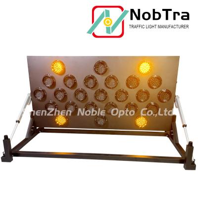 China Remote-Controlled LED Arrow Board 1254mm x 762mm with 13 Modes and 12/24VDC Operation for sale