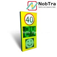 China Intergrated Housing Material Cold Rolled Sheet Speed Sign for Outdoor Traffic Management System for sale