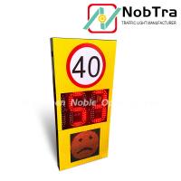 China Solar Powered Radar Speed Sign with LED Display - 119×55×8.5 cm, IP65 Weatherproof, 10-250 km/h Detection Range for sale