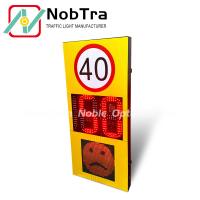 China IP54 Waterproof Solar Powered LED Radar Speed Sign Display for sale