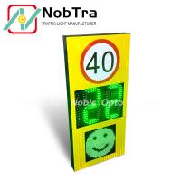 China IP54 Waterproof Solar Powered LED Radar Speed Sign Display for sale