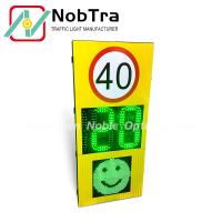 China Solar LED Radar Speed Sign with 10-250 km/h Detection Range, IP54 Waterproof Rating and 100m Standard Distance for sale