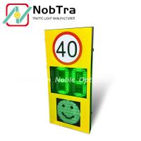 China Solar LED Radar Speed Sign with 10-250 km/h Detection Range and 1500×600×70mm Dimensions for sale