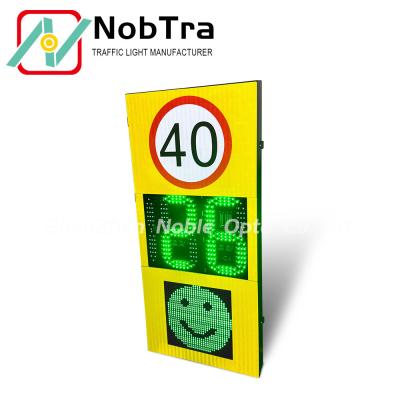 China Solar Powered Radar Speed Display with 60W Solar Panel and 0-250 KM/H Detection Range for Traffic Safety for sale