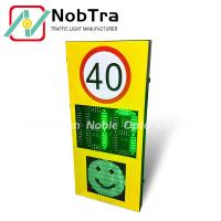China Drive Safety Solar Powered Smiley Face Speed Sign with 60W Solar Panel and 300m Visibility for Traffic Management for sale