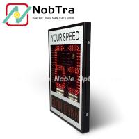 China NBTR188 L1-S Radar Speed Sign with 188-Digit Display and 500m Visibility - 60W Solar Powered IP54 Traffic Control for sale