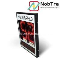 China CE Certified NBTR188&L1-S Radar Speed Sign with 188-Digit Display and 500m Visibility for Traffic Control for sale