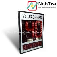 China NBTR188&L1-S Solar Radar Speed Sign with 12VDC Power and 500m Visibility for Traffic Control for sale