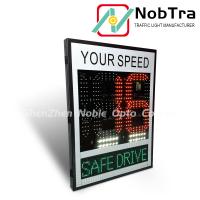 China NobTra 188-Digit Radar Speed Limit Sign with IP54 Weather Resistance and 12VDC Operation for Traffic Control for sale