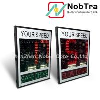China NobTra 188-Digit Radar Speed Limit Sign with IP54 Weather Resistance and 12VDC Operation for Traffic Control for sale