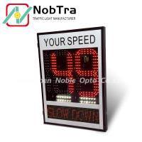 China Solar-Powered LED Speed Limit Sign with 60W Panel, 500m Visibility, IP54 Weather Resistant for Traffic Control for sale
