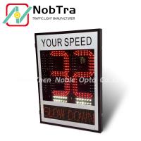 China Solar-Powered LED Speed Limit Sign with 60W Panel, 500m Visibility, IP54 Weather Resistant for Traffic Control for sale