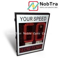 China OEM Radar Traffic Speed Sign with Red & Amber LED Display - 300m Visibility, 24.150GHz Radar, -30°C to 60°C Operation for sale