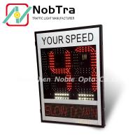 China 60W Solar-Powered Radar Speed Limit Sign with 1 km/h Accuracy and 500m Visibility for Traffic Control for sale