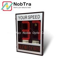 China NBTR188&L1-S Radar Speed Limit Sign with 500m Visibility and 1km/h Accuracy for Traffic Control for sale