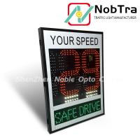 China NBTR188&L1-S Radar Speed Limit Sign with 500m Visibility and 1km/h Accuracy for Traffic Control for sale