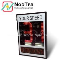 China NBTR188&L1-S Radar Speed Limit Sign with 500m Visibility and 1km/h Accuracy for Traffic Control for sale