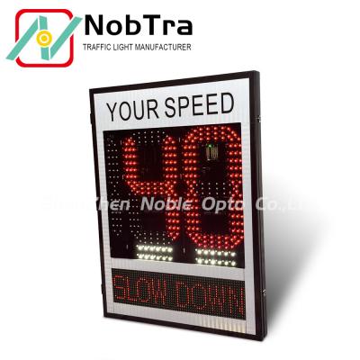 China NBTR188&L1-S Radar Speed Limit Sign with 500m Visibility and 1km/h Accuracy for Traffic Control for sale